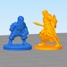 Dnd Dwarf Brawler 28mm RESIN Miniature D and D Miniatures RPG - Etsy