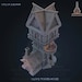 Dnd Clock Tower House Medieval Village - 28mm Tabletop Miniature ...