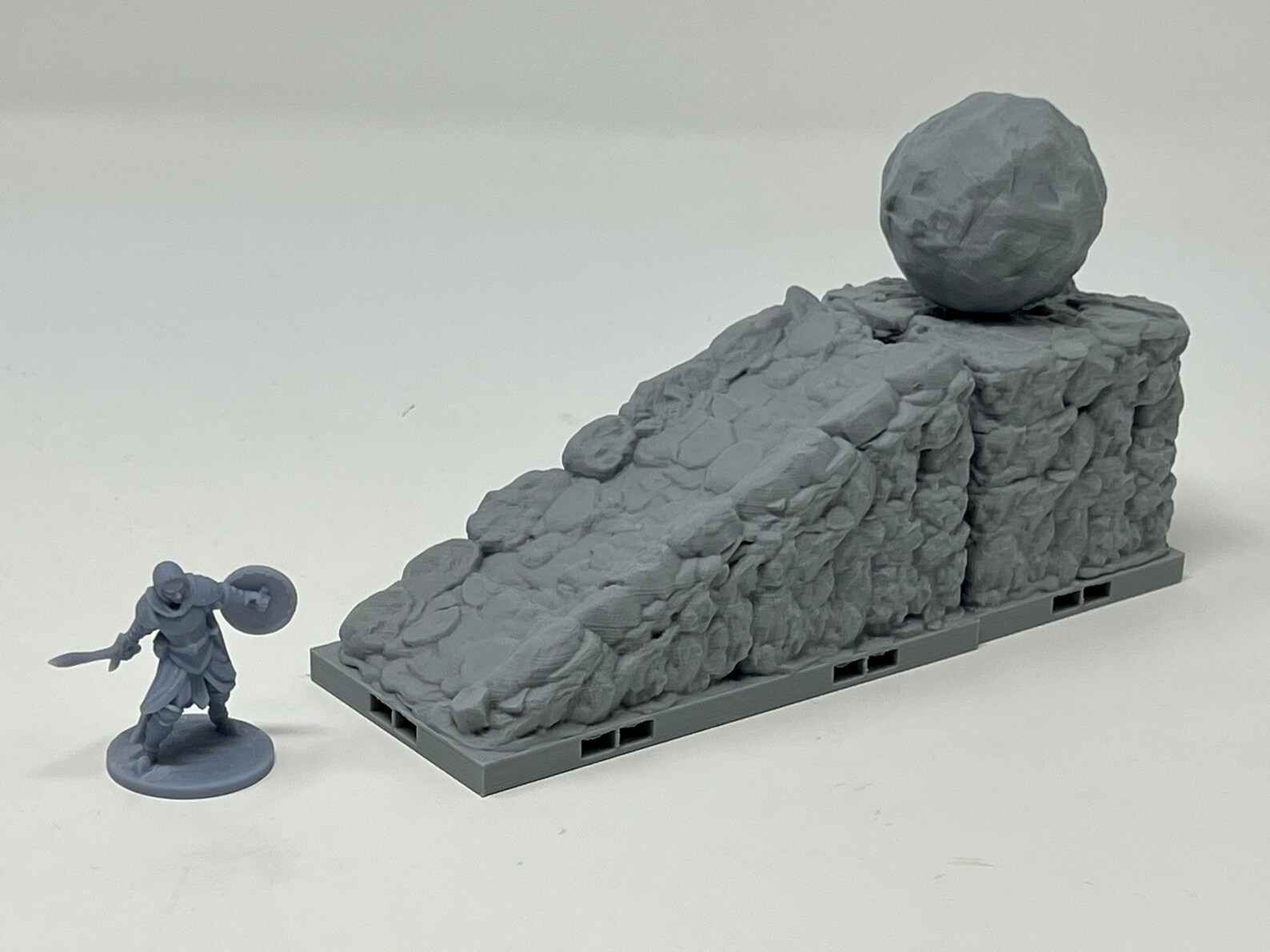 Dnd Boulder Trap Dungeon Castle Trap Magical Scatter Terrain - Etsy