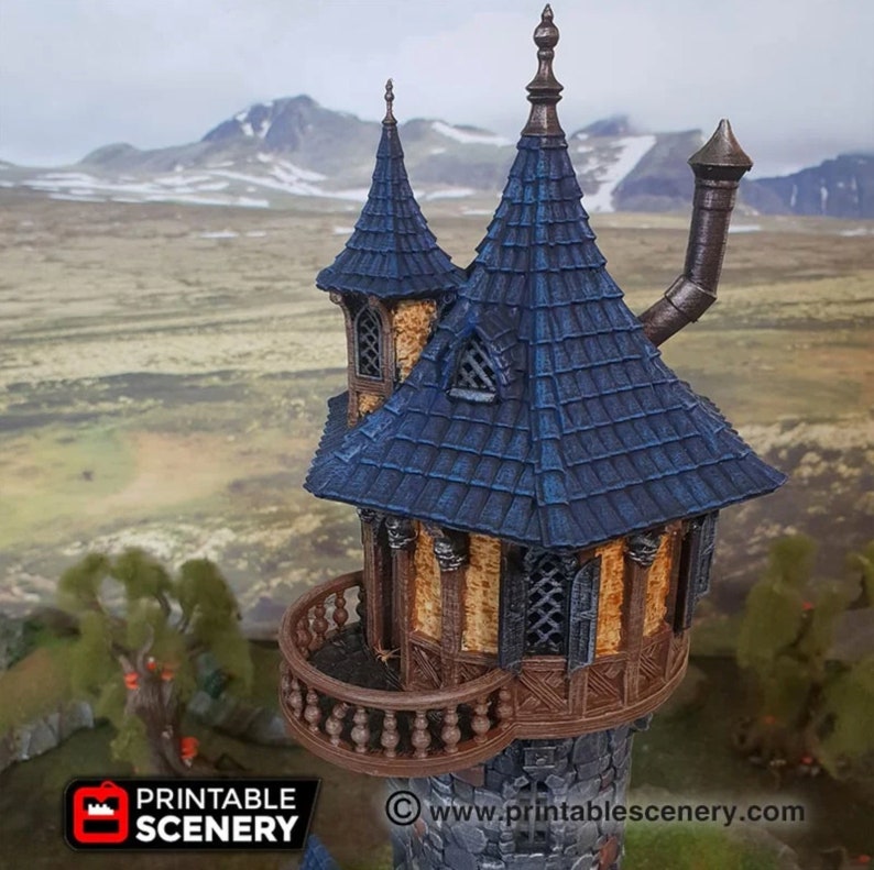 Dnd Evil Sorcerer's Tower Wizard Keep Stronghold Realm Port Winterdale ...