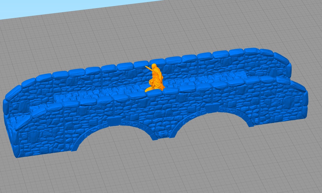 Dnd Double Arch Stone Bridge Openforge Tabletop Village Terrain ...