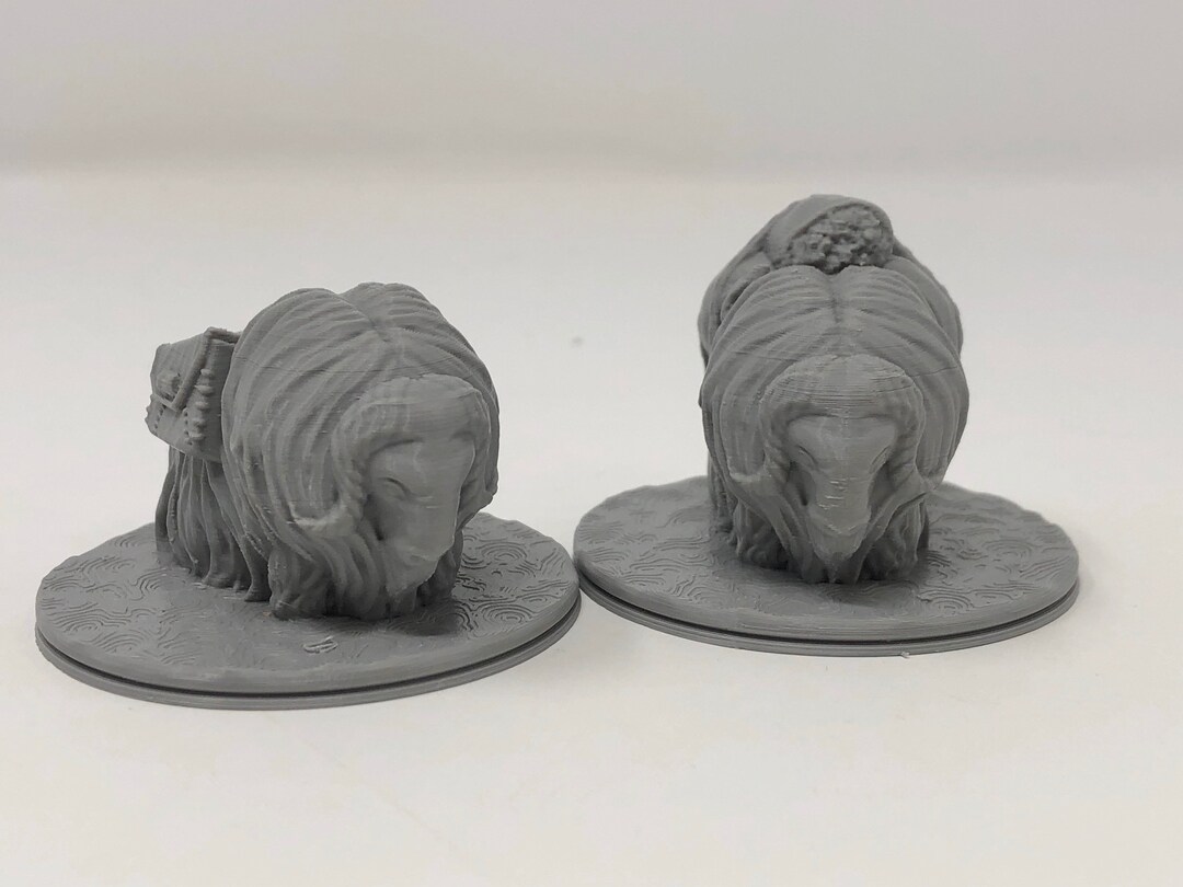 Dnd Yak Pair Tundra Pack Animals for Mountain Travel Snow Winter ...