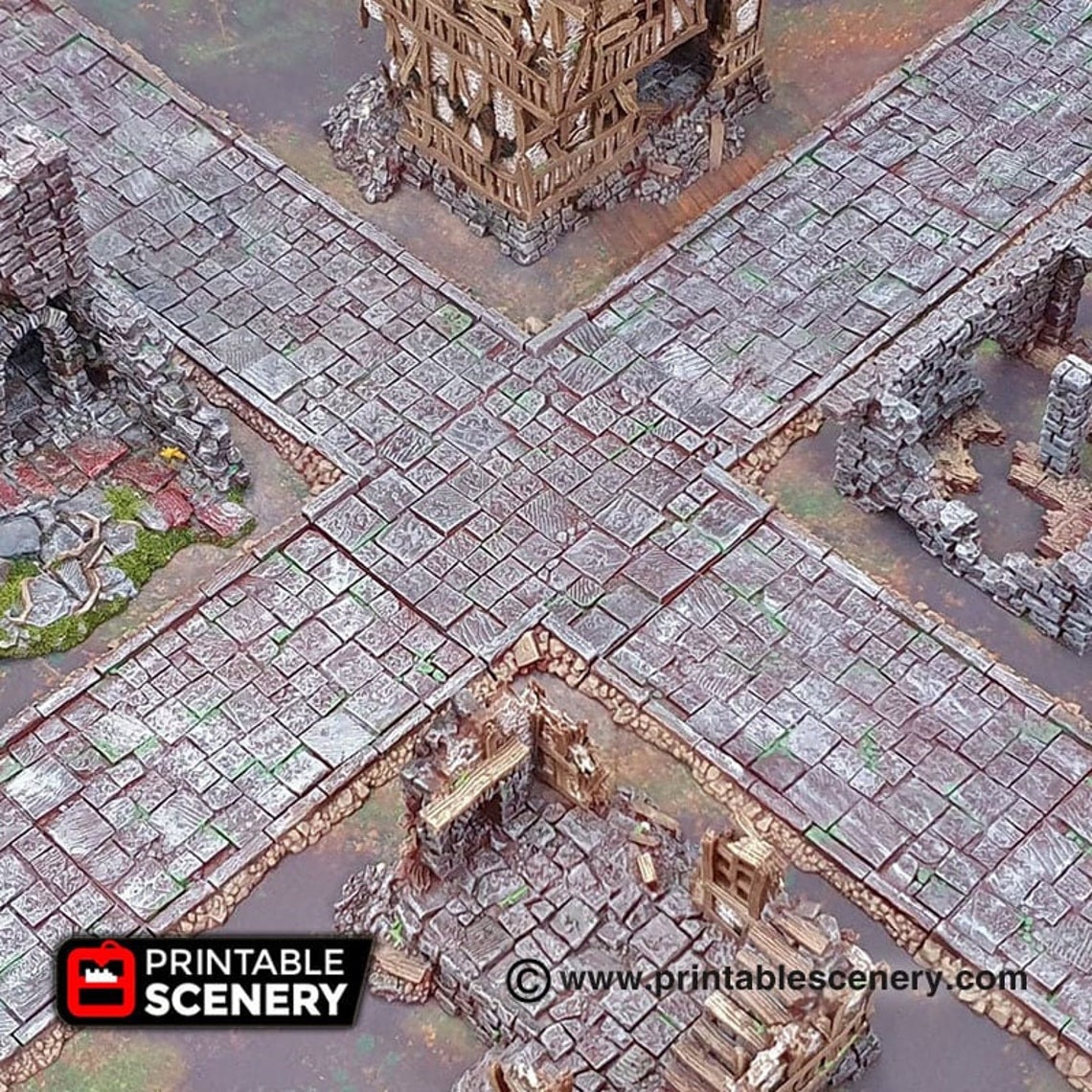 Dnd Roads of Ruin Town Worldbuilding Shadow Fey Tabletop Scatter ...