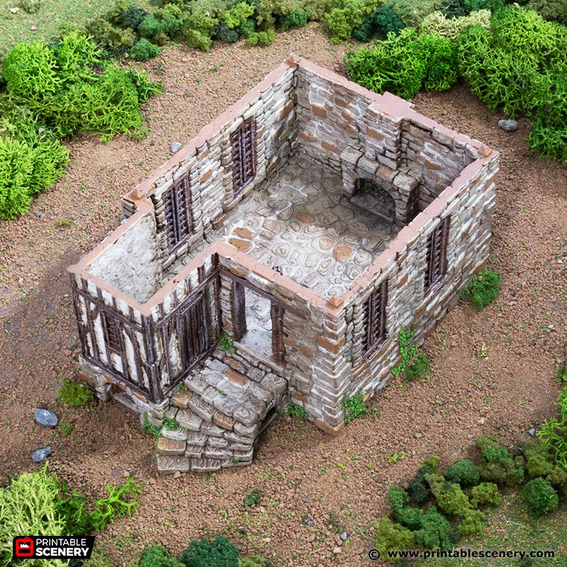 Dnd Barlyway Cottage Medieval House From King and Country - Etsy