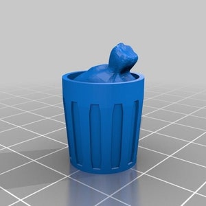 Dnd Urban Modern Trash Can Set 6 Piece 28mm Tabletop Miniature Terrain ...