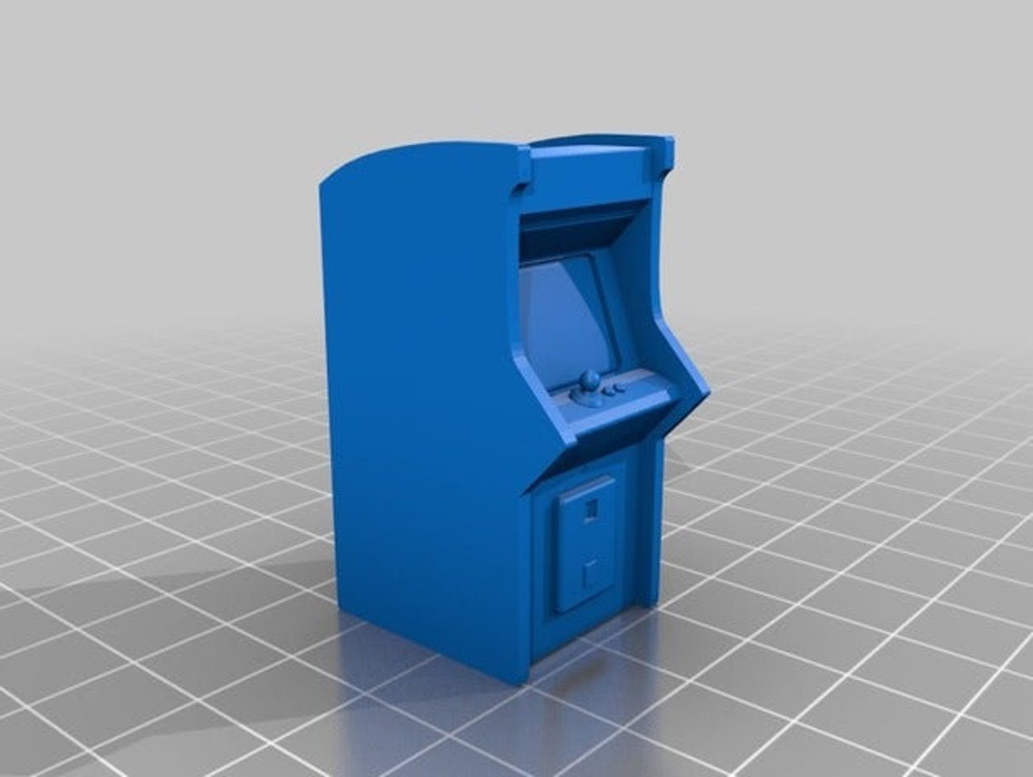 Dnd Urban Arcade Cabinets Set - 28mm Tabletop Modern Miniature Terrain ...