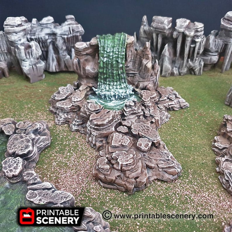 Dnd Grotto Pools and Waterfall for Underground or Wilderness - Etsy