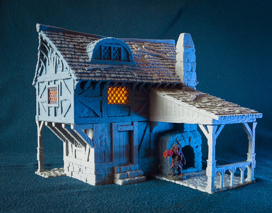 Dnd Medieval Blacksmith Shop Smitty City of Tarok Village Terrain ...