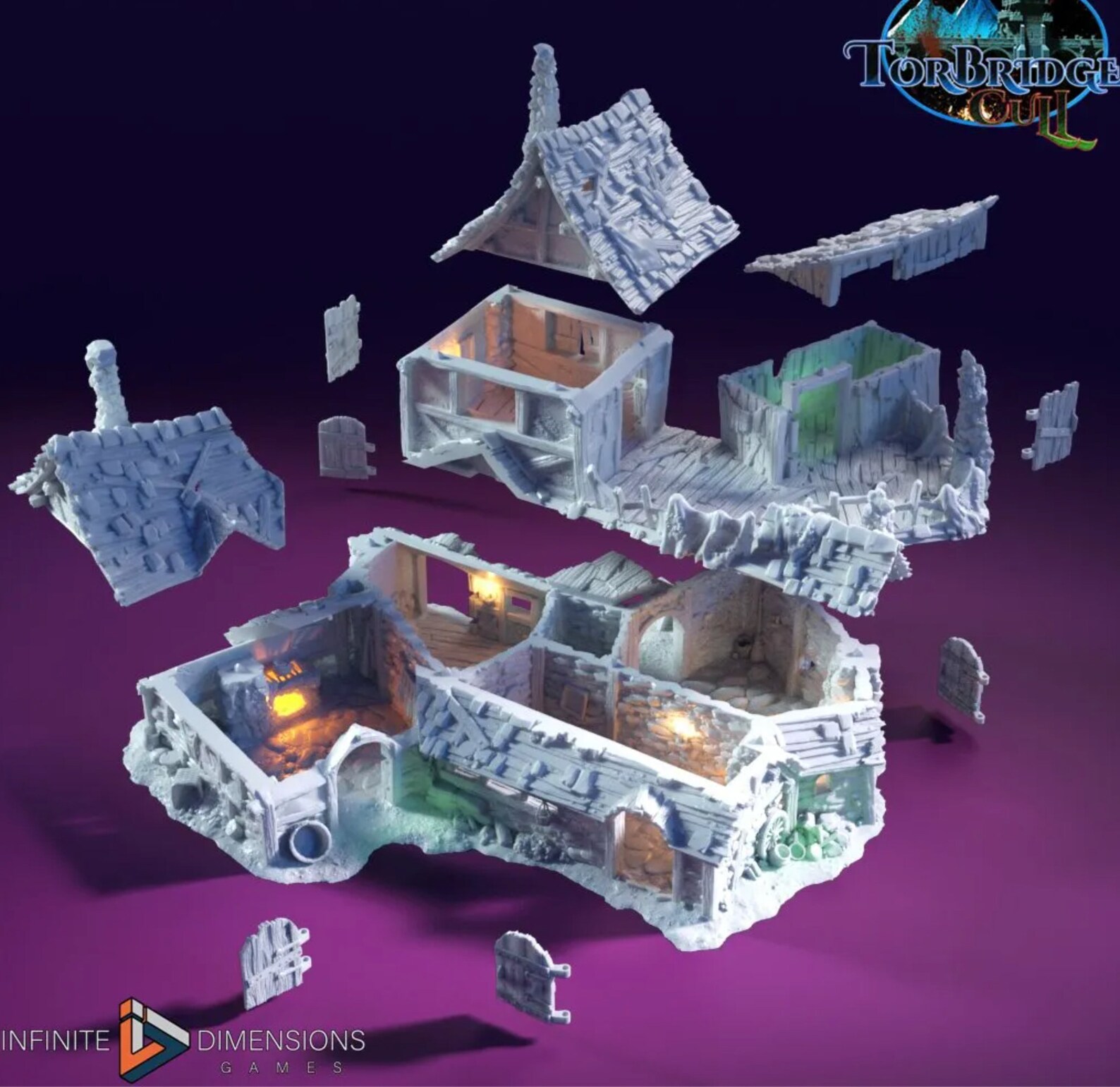 Dnd Slum Tenement B Ghetto Shantytown District Medieval Tabletop ...