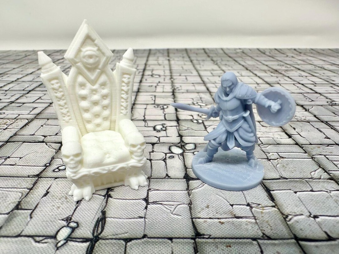 Dnd Throne Grand Chair Judge Wizard King Necromancer Royal Dragon's ...