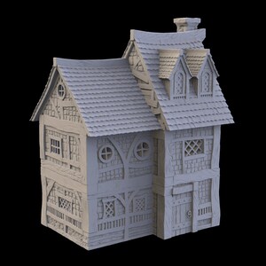 Dnd Medieval Cottage House Two Story Home RPG D&D Dungeons and Dragons ...