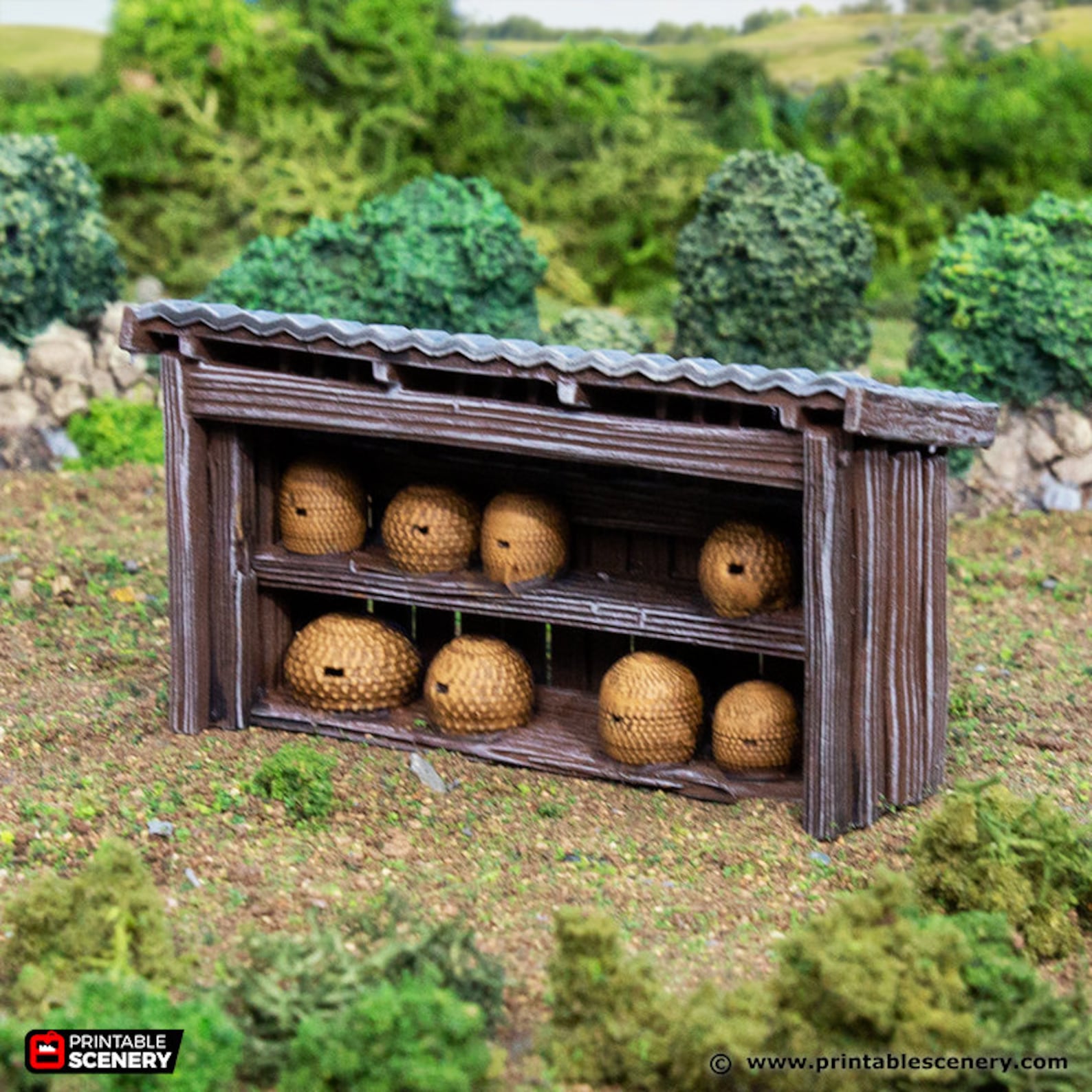 Dnd Beekeepers and Beehives Bee Farmer King and Country Village ...