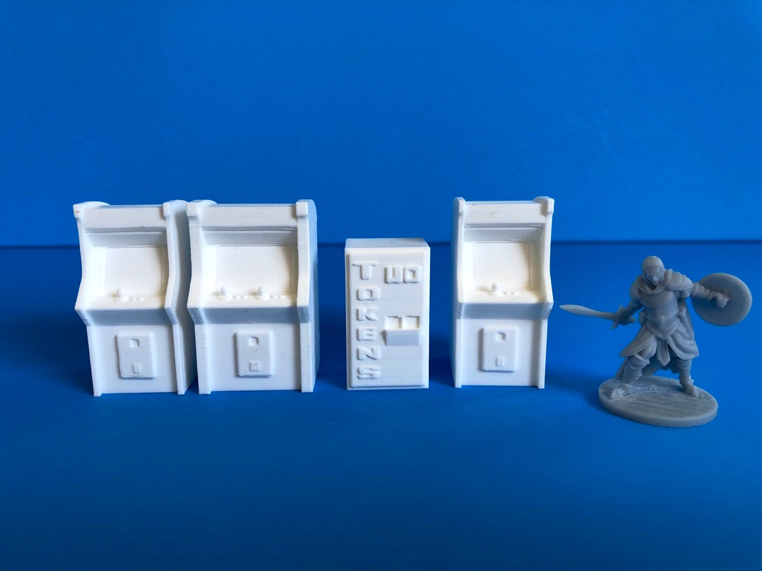 Dnd Urban Arcade Cabinets Set - 28mm Tabletop Modern Miniature Terrain ...
