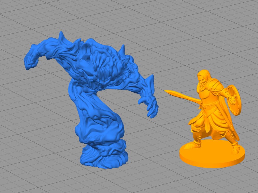 Dnd Atlantis Water Elemental Sea Creature 28mm Miniature | Etsy