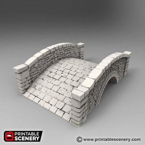 Dnd Stone Footbridge Bridge Scatter Terrain Tabletop War Games WWII RPG ...