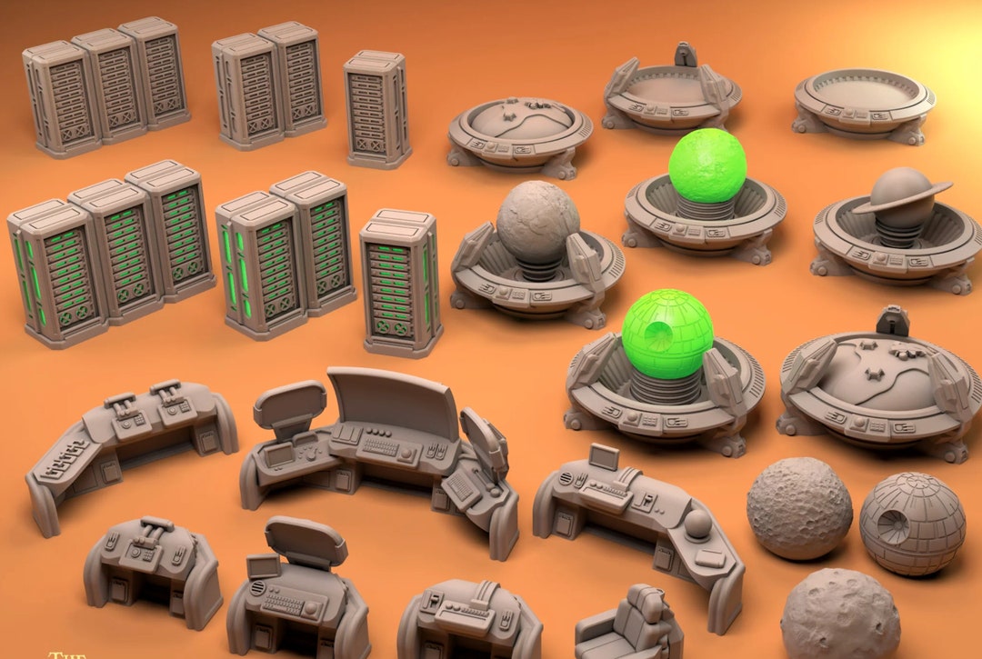 Dnd Rebel Base Headquarters Set for Battle Legion Sci-fi Scatter Dragon ...