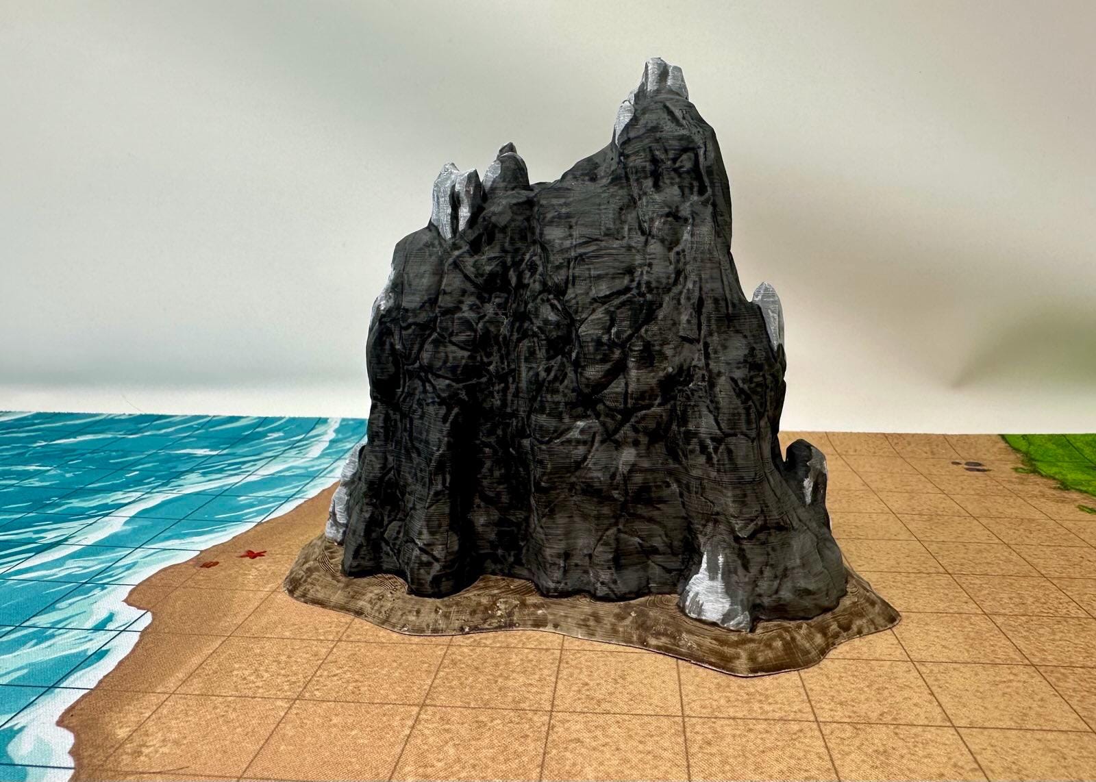 Dnd Crystal Skull Altar Rock Stone Ancient Ruins 28mm Scatter Terrain ...