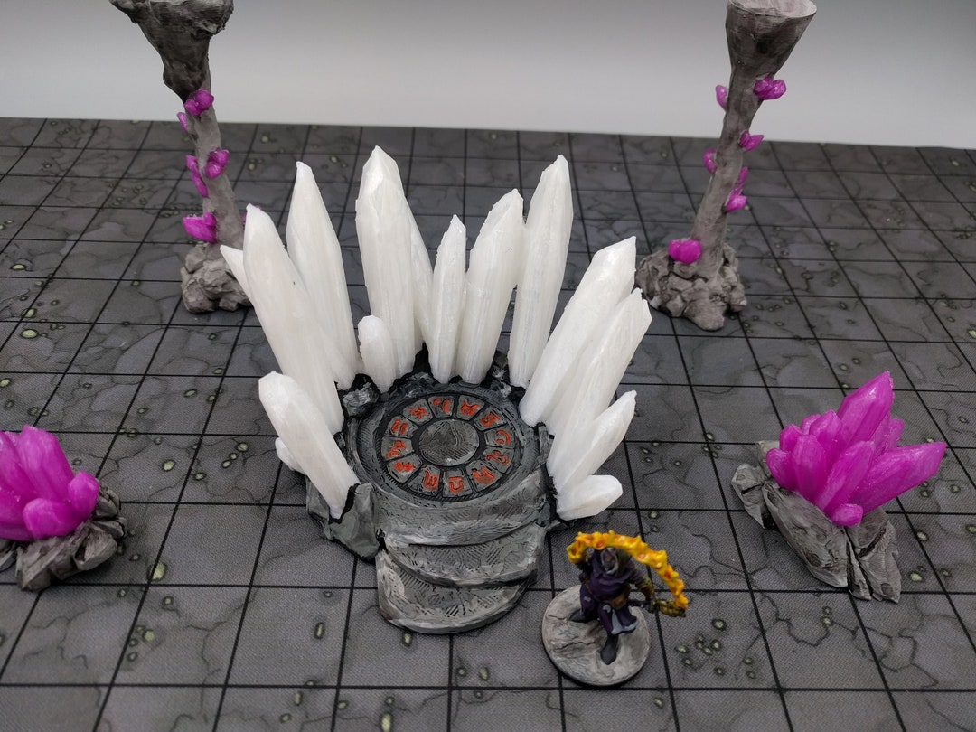 Dnd Crystal Throne Crystal Cavern Shard Magic Energy Cluster Tabletop ...