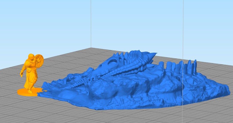 Dnd Black Dragon Skeleton Remains Boneyard Bones Bone Pit - Etsy