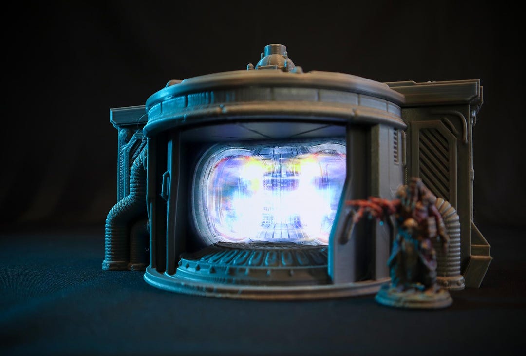Dnd Animated Sci-fi Reactor Core Spaceship Galaxy View Insert PHONE ...