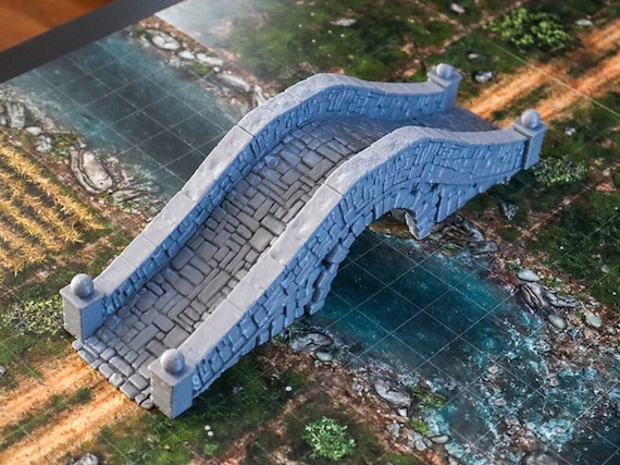 Dnd Large Single Arch Bridge River Crossing Village Medieval | Etsy