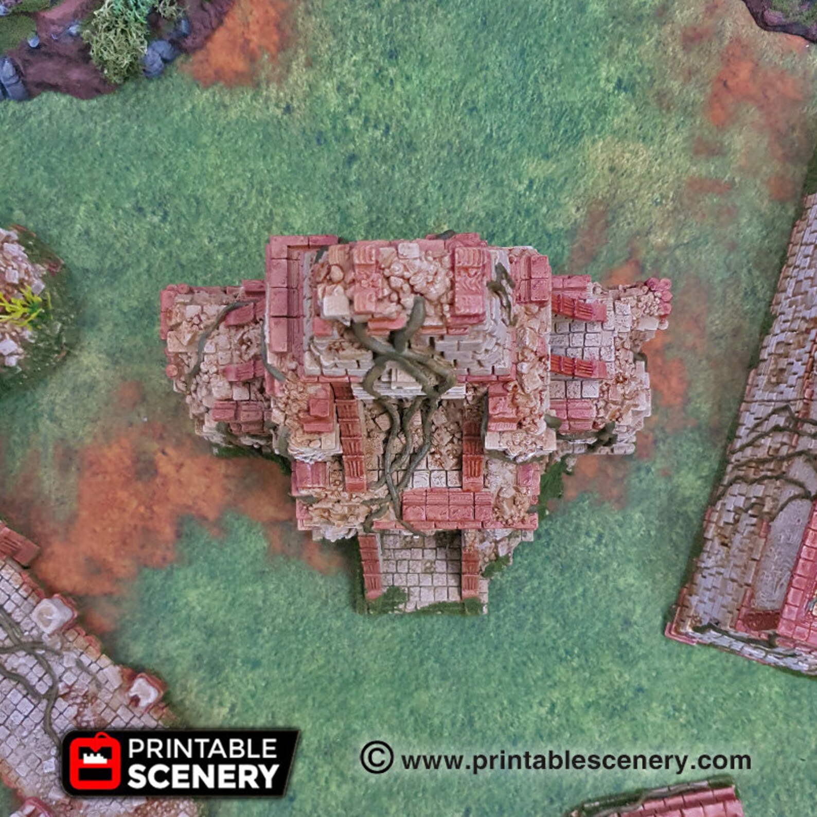 Dnd Temple of Eden Pyramid Aztec Jungle Ruins Stargate - Etsy