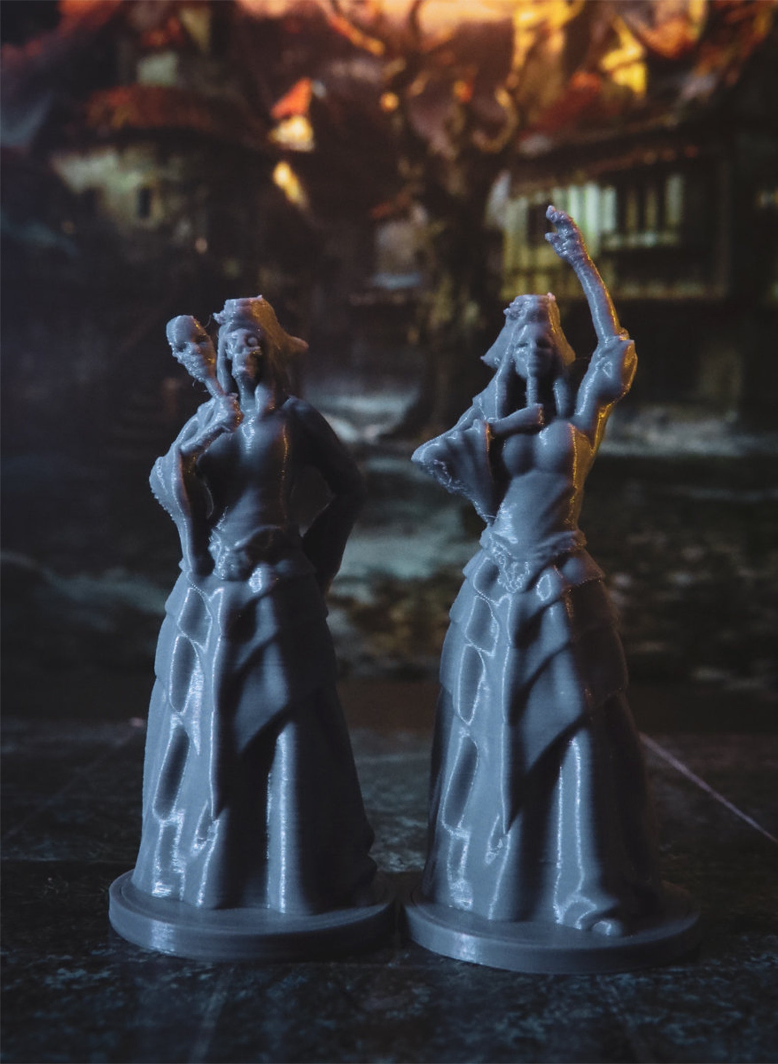 Dnd Set of 6 Masquerade Party Resin Miniatures City of Tarok - Etsy