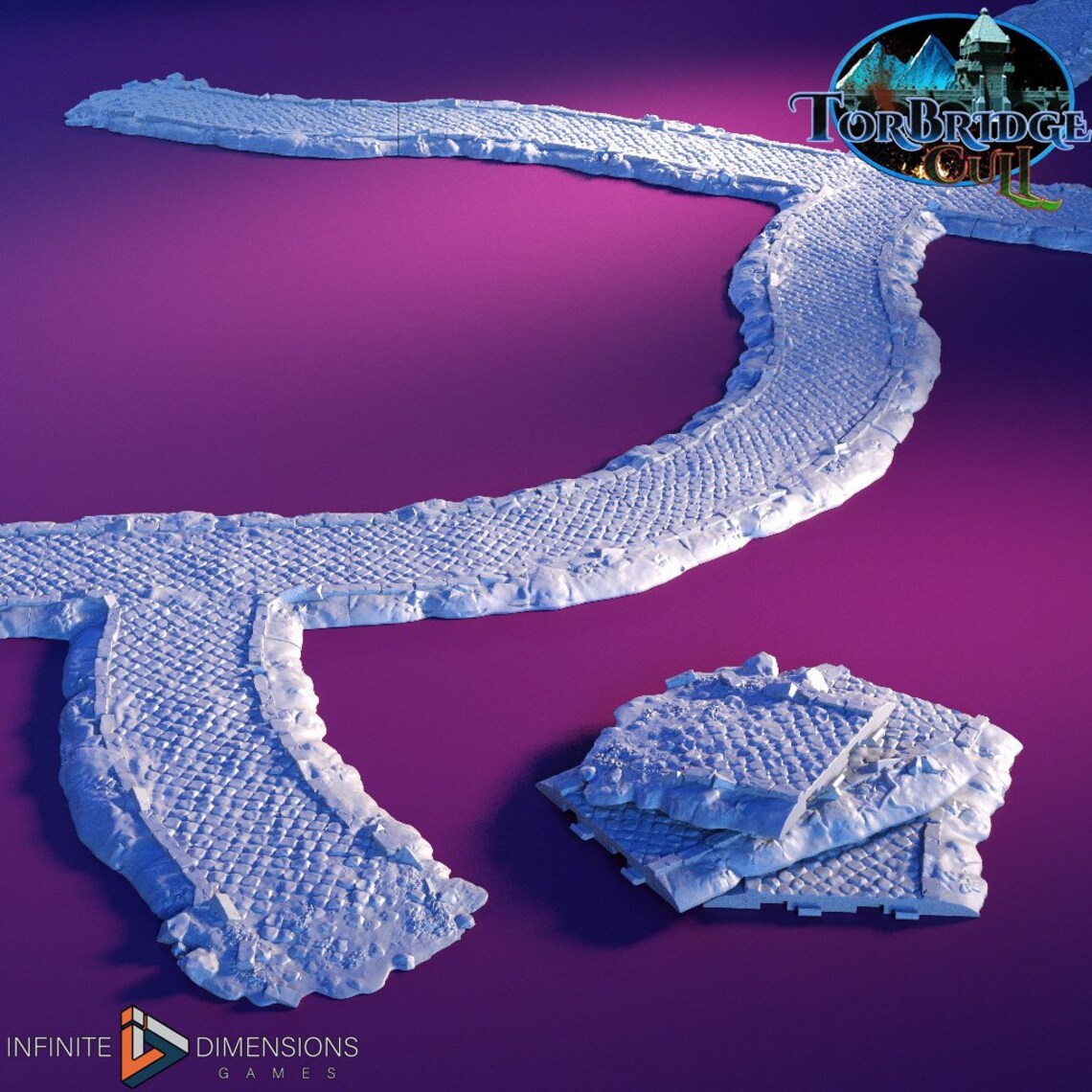 Dnd Modular Rural Roads Village City 28mm Tabletop Terrain | Etsy