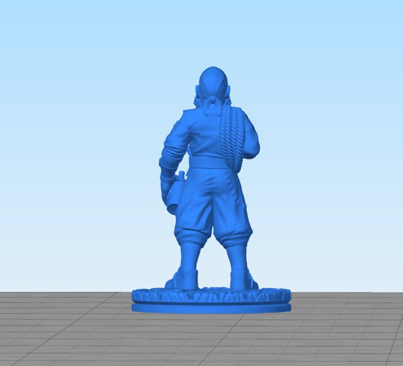Dnd Pirate Crewman With Rum D and D Miniatures RPG D&D Dungeons and ...