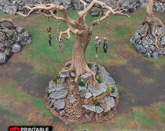 Forest Tree Dnd Miniature Terrain Dungeons and Dragons D&D - Etsy