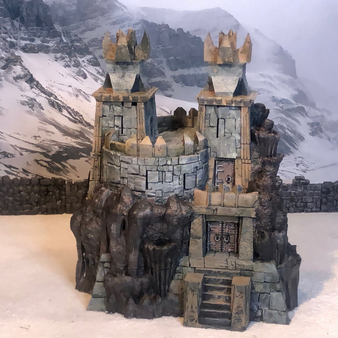 Dnd Dark Elves Small Underdark Keep Stalagmite Stone Rock Cave Chaos ...