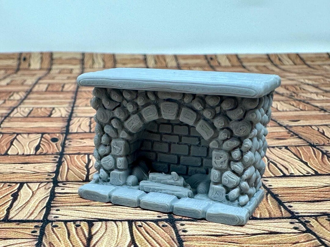 Dnd Fireplace Stone Hearth Furniture Furnishings for Tavern, House Home ...