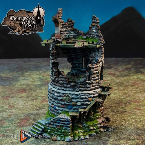Evil Sorcerers Tower Dnd Miniature Terrain for Dungeons and | Etsy