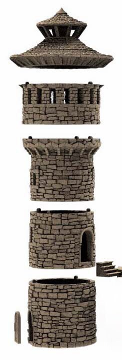 Dnd King's Round Tower Castle From King and Country - Etsy