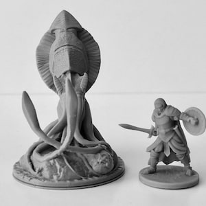 Dnd Giant Squid Octopus Sealife Tabletop Scatter Terrain RPG Games ...