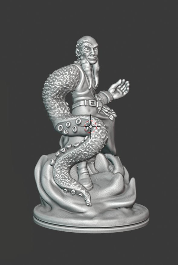 Dnd Kraken Priest 28mm RESIN Miniature Tabletop Terrain RPG - Etsy