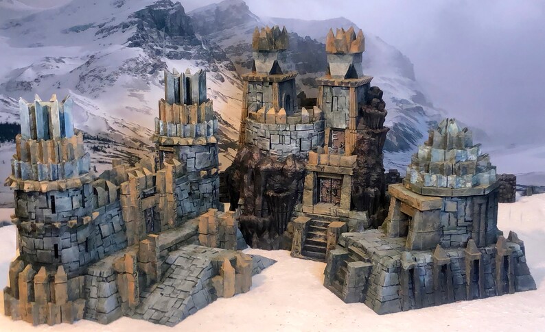 Dnd Dark Elf Barracks Underdark Stalagmite Stone Rock Cave - Etsy