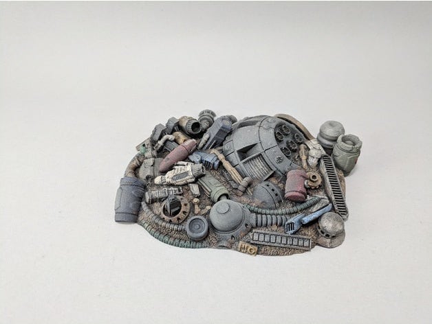Dnd Spaceport Scrap Pile A Droid Junkyard Sci-fi Star Wars - Etsy