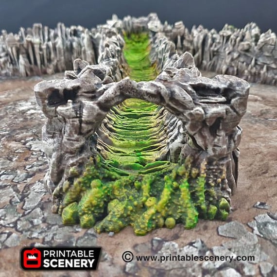 Dnd Wyrm Tunnels Goblin Caverns Clorehaven Tabletop Scatter - Etsy