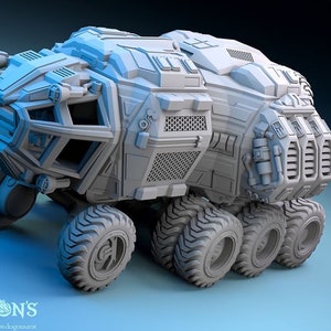 Dnd Scarab Heavy Hauler Transport Space Craft Mining Ship Cargo Dragon ...