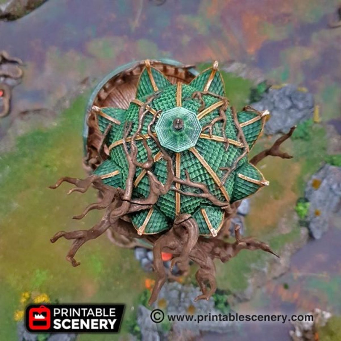 Dnd Elven Gloomwood Treehouse Elf Tabletop Scatter Terrain RPG - Etsy