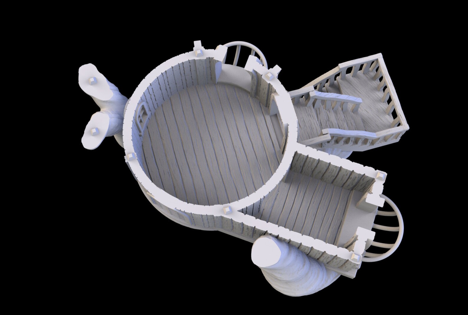 Dnd Canopy Chest Tree House Gnome Druid Fantasy Forest 28mm - Etsy