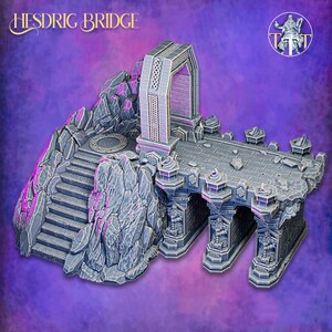Dnd Hesdrig Bridge Dwarven Portal River Crossing Dwarf Mountain City ...
