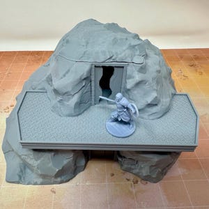 Dnd Smuggler's Den Hideout Cave Sci-fi Legion Tabletop Scatter Terrain ...