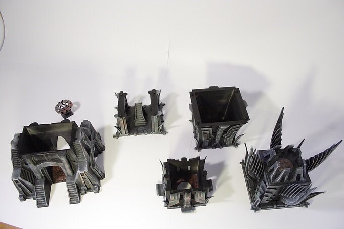 Dnd Iron Tower 28mm Scatter Terrain Medieval Castle Warlock RPG D&D ...