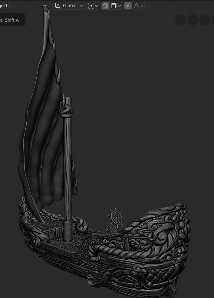 Dnd Maiden's Gambit Ship Galley Pirate Boat Depths of Savage Atoll ...