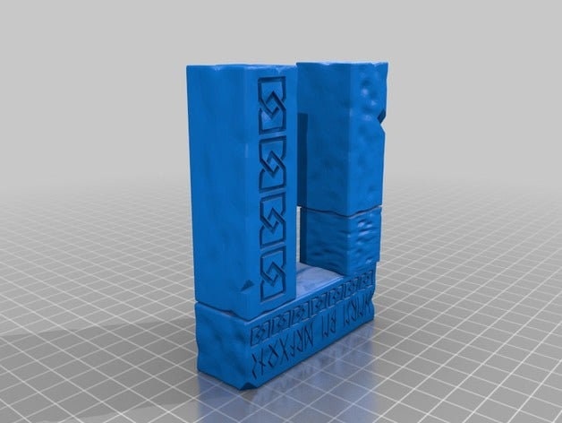 Dnd Ancient Stone Rune Gateway Arch 28mm Tabletop Scatter - Etsy UK