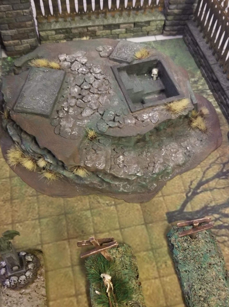 Dnd Shattered Tomb Burial Chamber Crypt Mausoleum Catacomb Tabletop ...