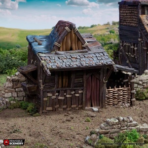 Dnd Small Shanty Shack From King and Country Medieval Slums Village ...
