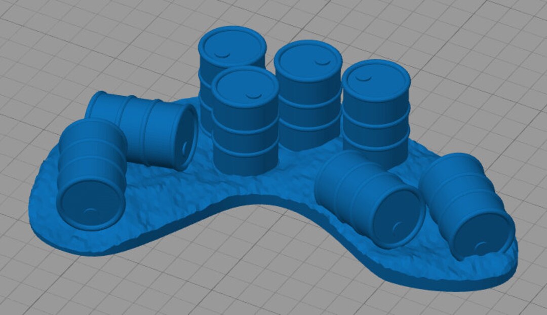 Dnd Oil Drums Post Apocalyptic Industrial Wasteland Urban City Tabletop ...